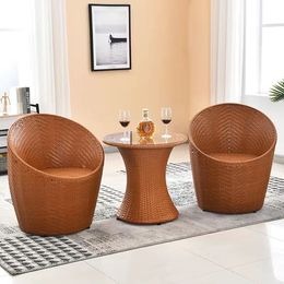 Egg shape plastic rattan set, Furniture & Home Living, Furniture ...
