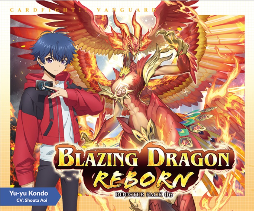 English Cardfight!! Vanguard Booster Pack 06: Blazing Dragon Reborn VGE ...