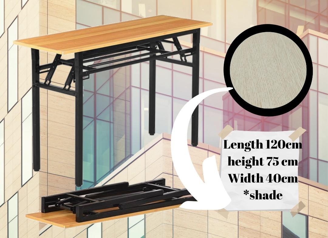 Foldable table with lalagyan sa ilalim negotiable, Furniture & Home ...