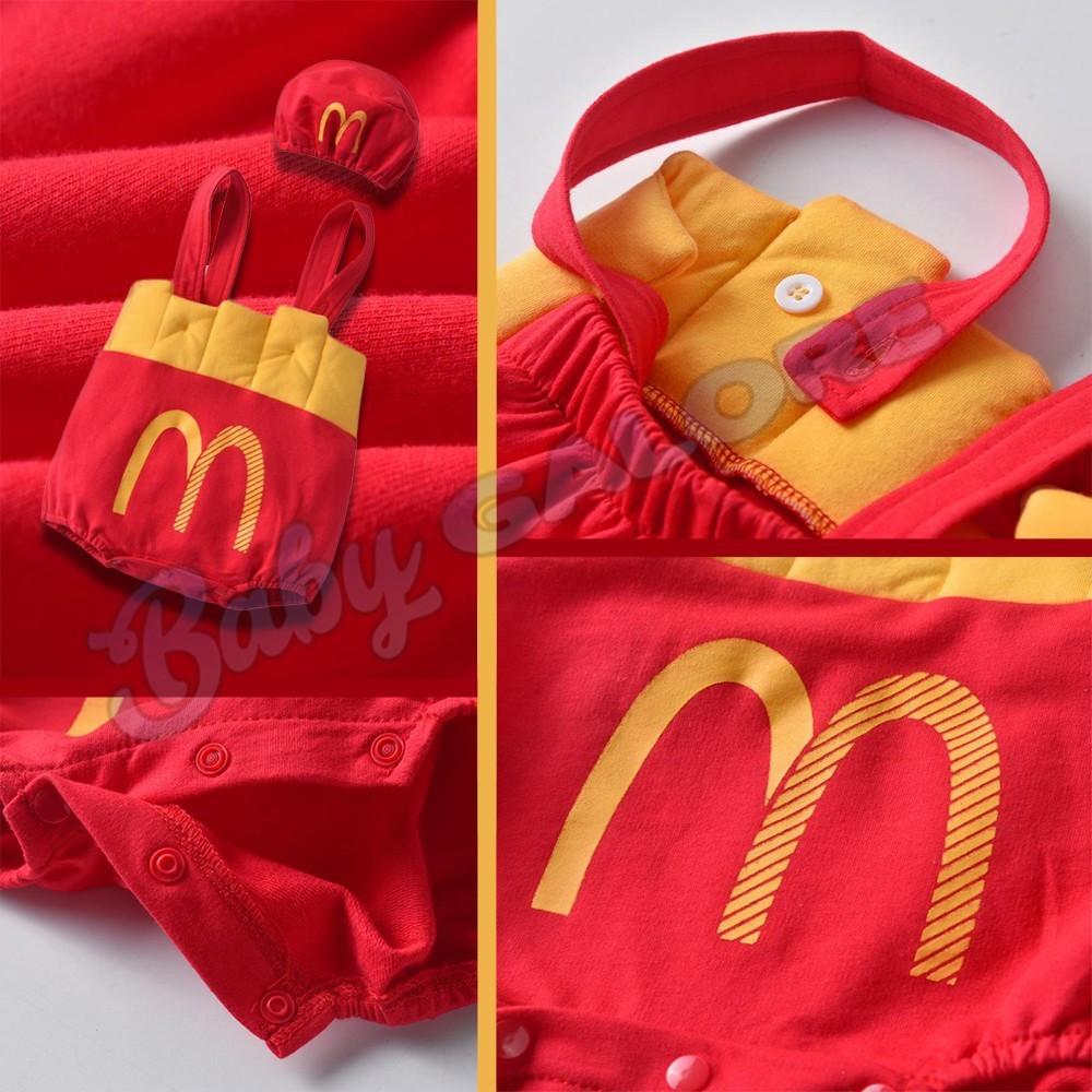 French Fries Baby Costume with Hat, Babies & Kids, Babies & Kids ...