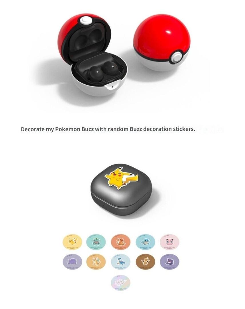 Galaxy Buds 2 Pro Live Pokémon Pokéball Case (Case only), Audio ...