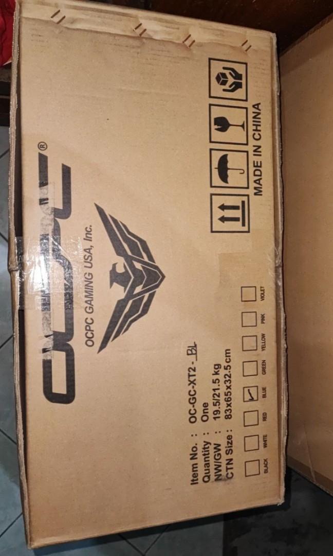GAMING CHAIR (OCPC OC-GC-XT2), Computers & Tech, Parts & Accessories ...