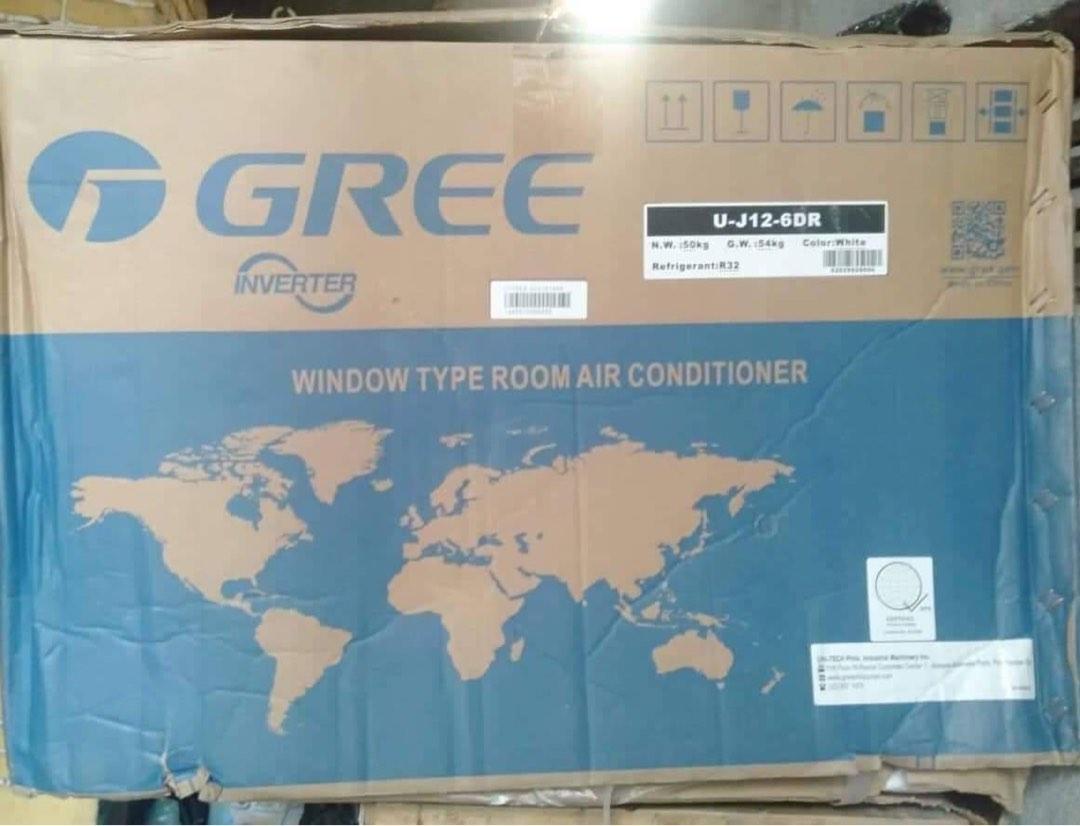 Gree 1.5HP Window Type Inverter Aircon U-J12-6DR, TV & Home Appliances ...