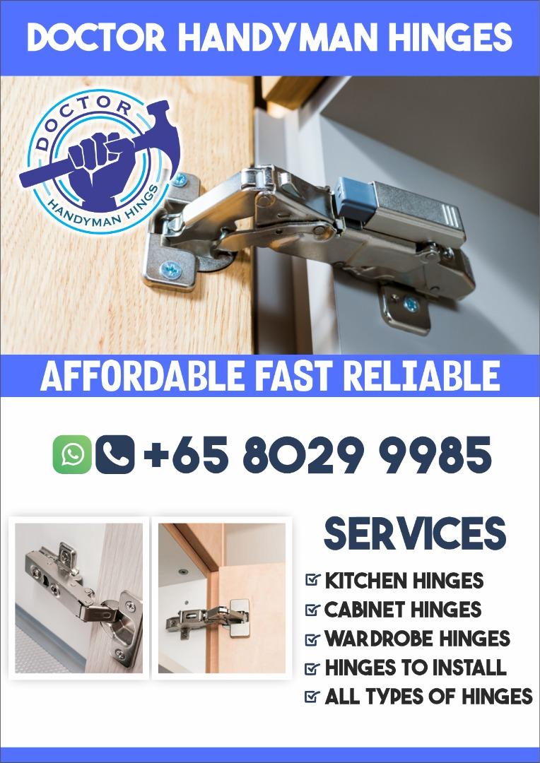 Handyman Hinges Replacement/ Repair Hinges / Hinges Door / Wardrobe ...