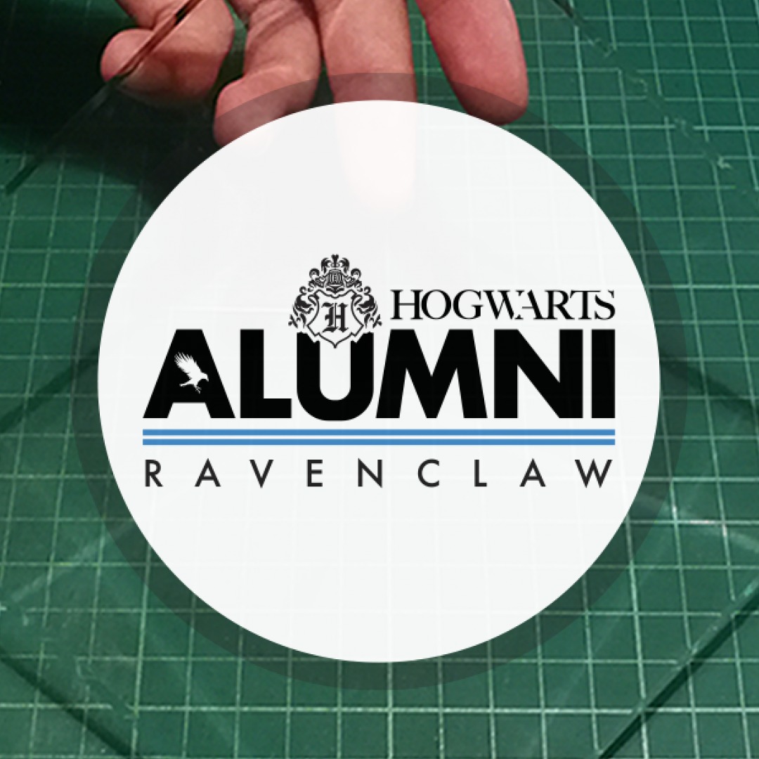 Harry Potter Hogwarts Alumni : Ravenclaw . Static Cling Car Windscreen ...