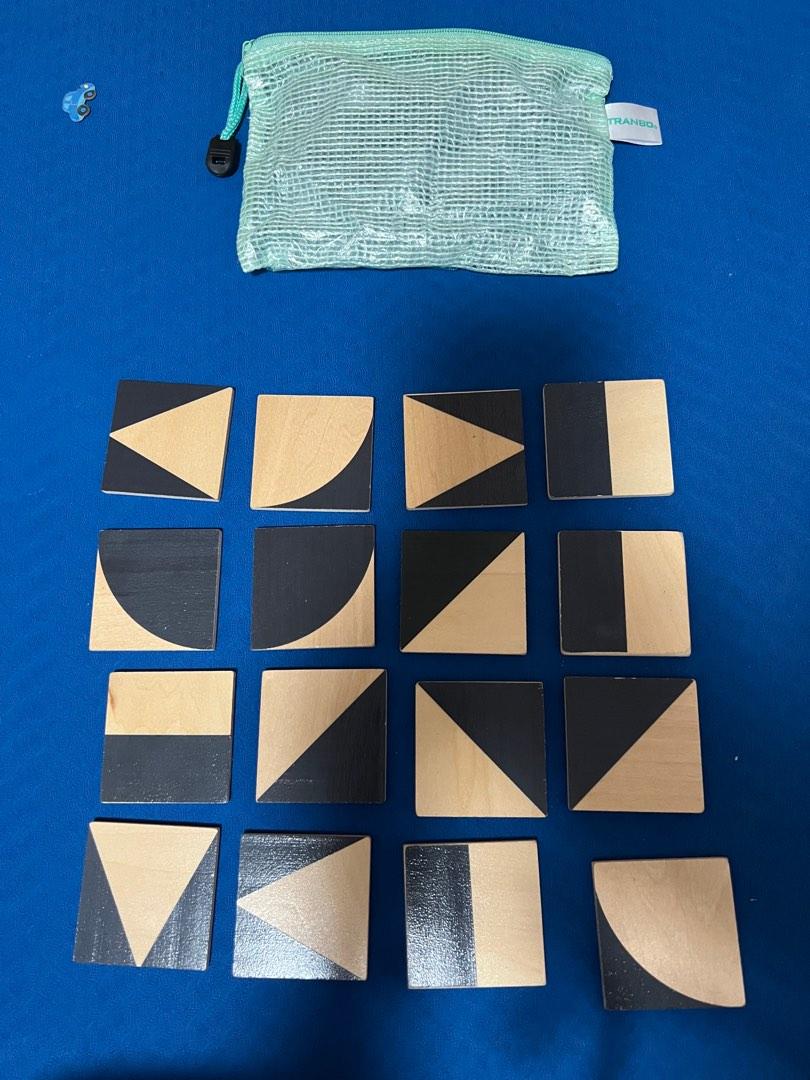 Heguru brain training puzzles tangram (whole set), Babies & Kids ...