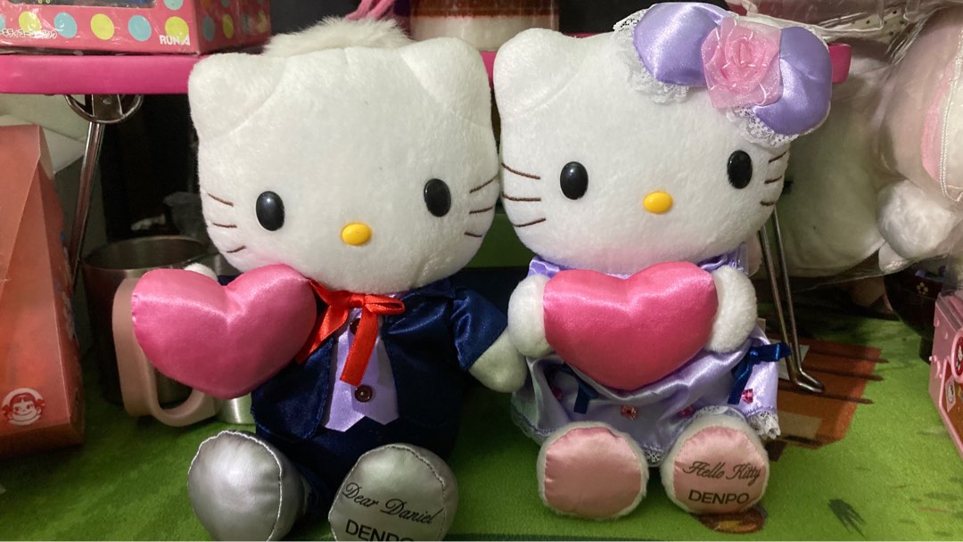 Hello Kitty Rare Couple Denpo, Hobbies & Toys, Toys & Games on Carousell