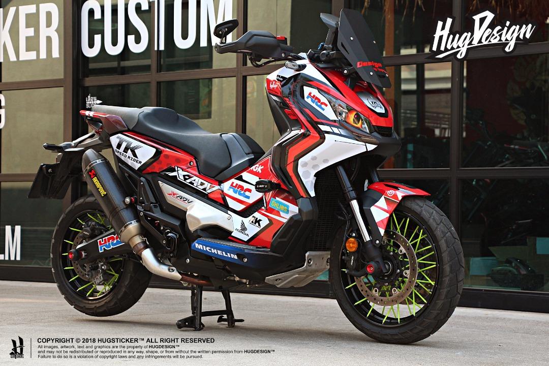 X ADV 750 RACING Decals HONDA HUGSTICKER Sticker Kit High Quality Bike ...