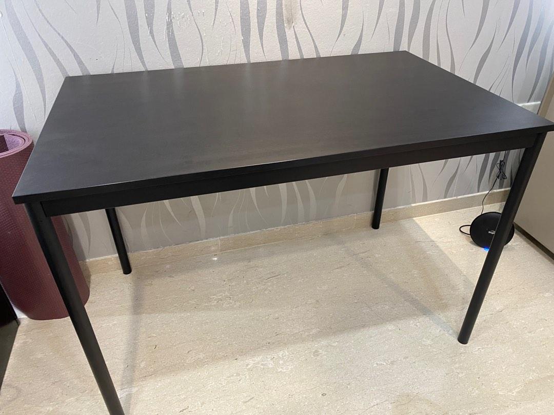 IKEA Sandsberg Dining Table Black, Furniture & Home Living, Furniture ...