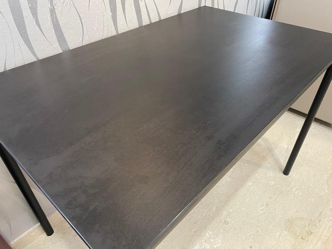 IKEA Sandsberg Dining Table Black, Furniture & Home Living, Furniture ...