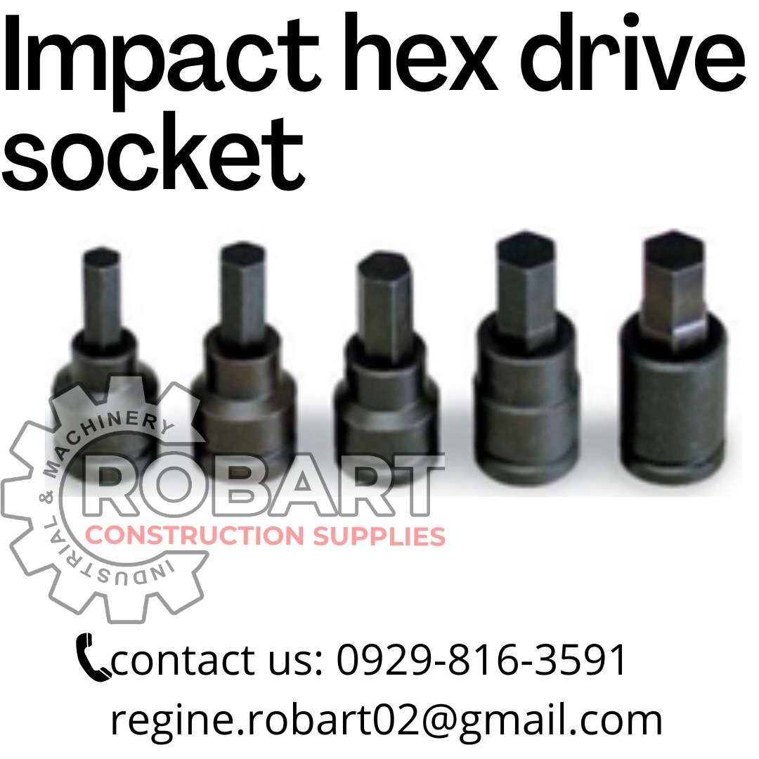 Impact hex drive socket, Commercial & Industrial, Construction Tools ...