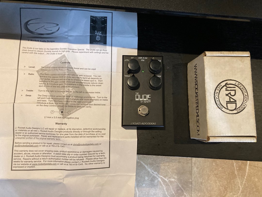 J Rockett The Dude V1, Hobbies & Toys, Music & Media, Musical ...