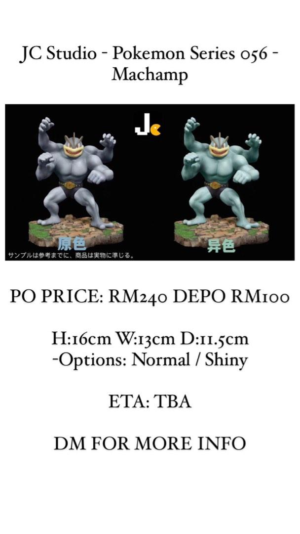 JC Studio - Pokemon Series 056 - Machamp, Hobbies & Toys, Toys & Games on Carousell