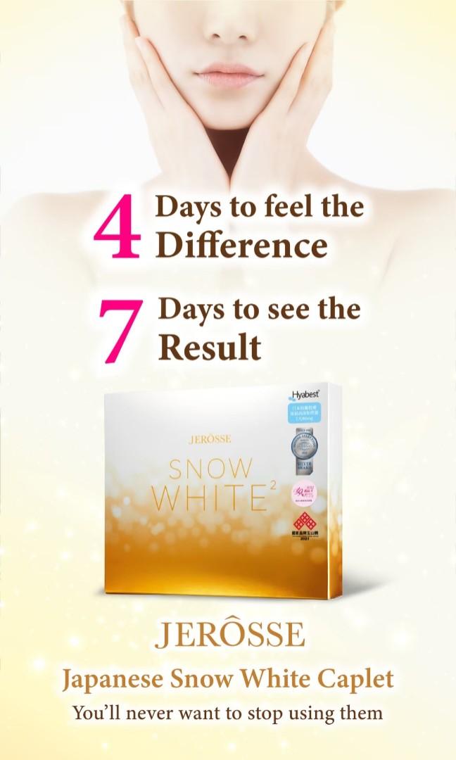 Jerosse Snow White Caplet, Health & Nutrition, Health Supplements ...