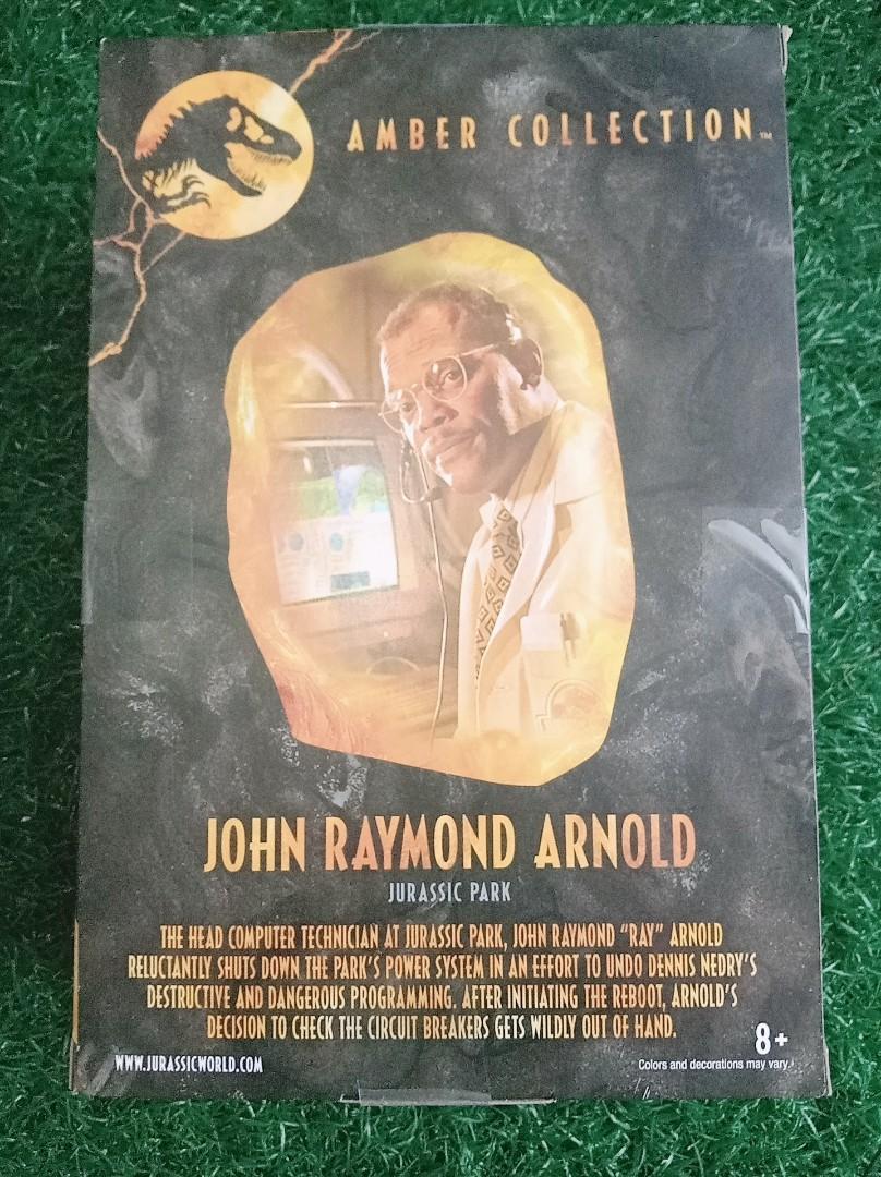Jurassic World Jurassic Park Amber Collection John Raymond Arnold ...