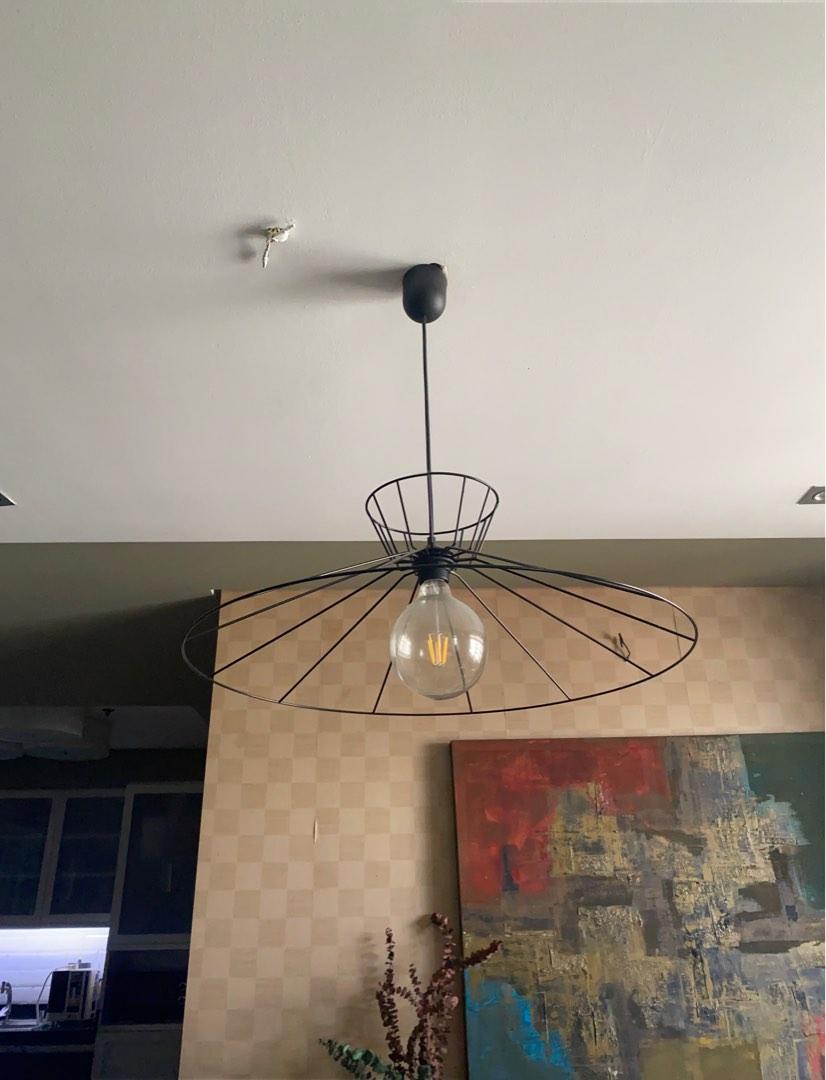 Kalista Metal Wire Pendant Ceiling Light, Furniture & Home Living ...