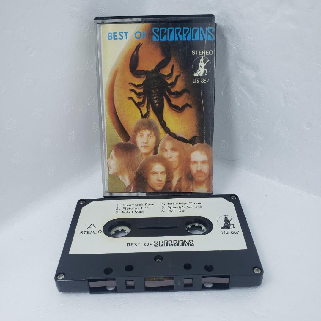 KASET BEST OF SCORPIONS [bootleg] cassette, Hobbies & Toys, Music ...