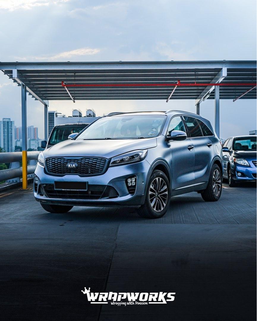 Kia Sorento - Ultra Metal Storm Grey Full Wrap, Car Accessories ...