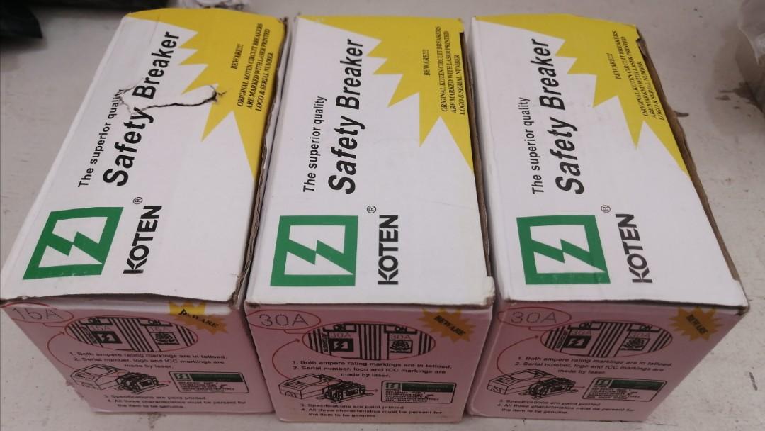 Koten Circuit Breaker Bolt-on, Announcements on Carousell