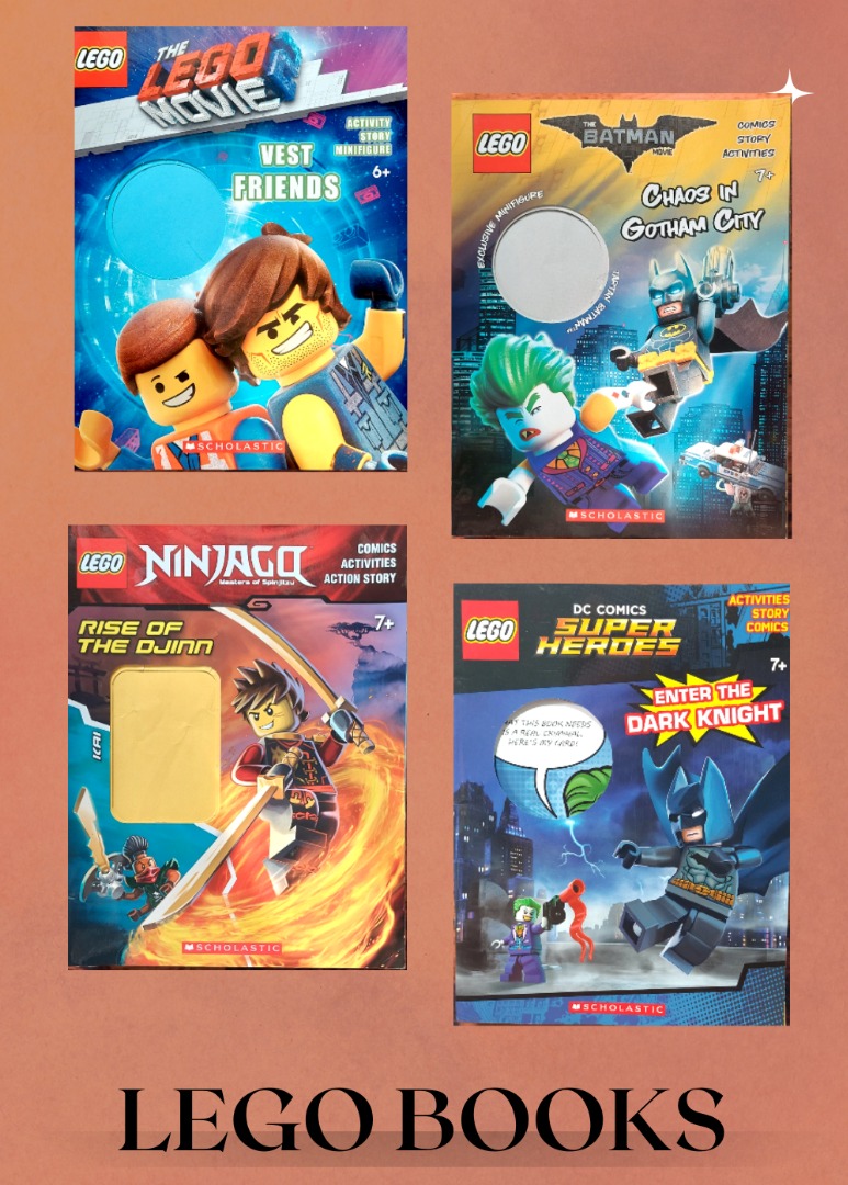 LEGO COMICS AND ACTIVITIES BOOKS, Hobbies & Toys, Books & Magazines ...