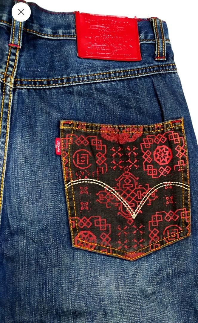 RARE Levi's x Clot, Men's Fashion, Bottoms, Jeans on Carousell