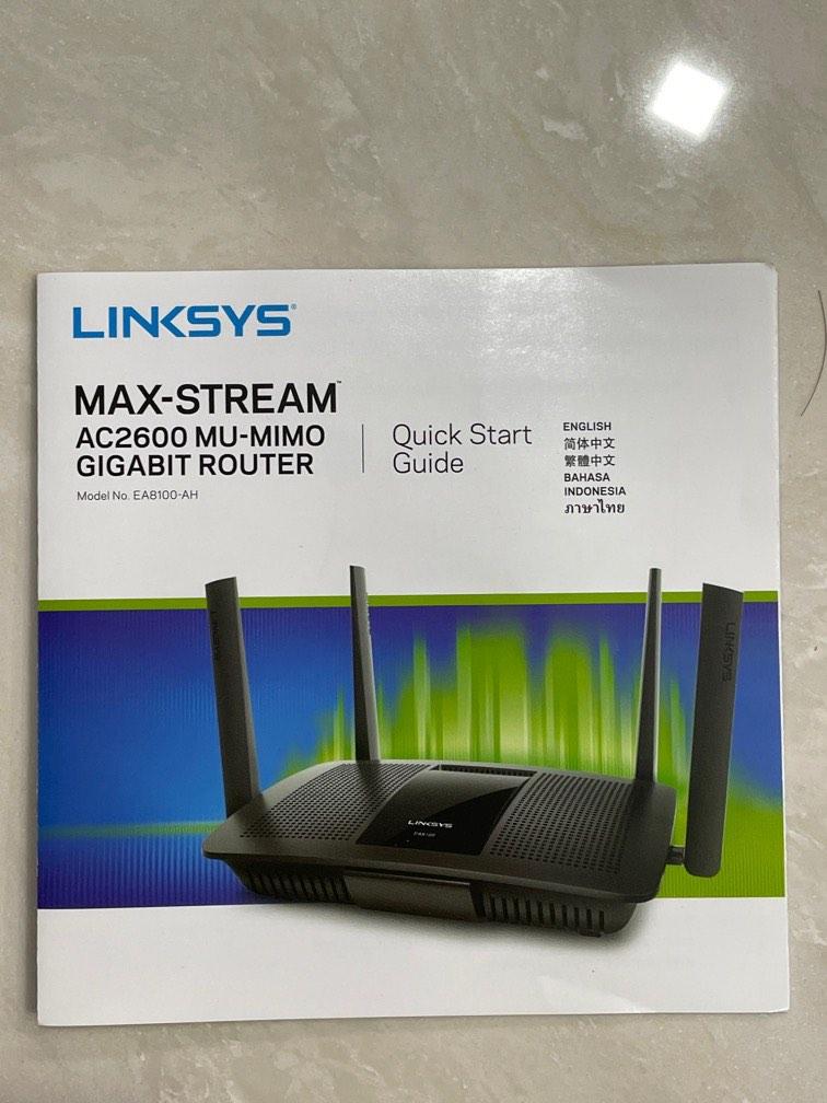 Linksys AC2600 MU-MIMO Gigabit Router, Computers & Tech, Parts ...