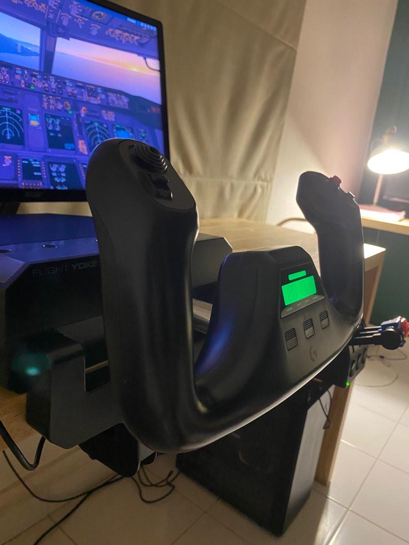 Flight Simulator Yoke + Throttle, Computers & Tech, Parts & Accessories ...