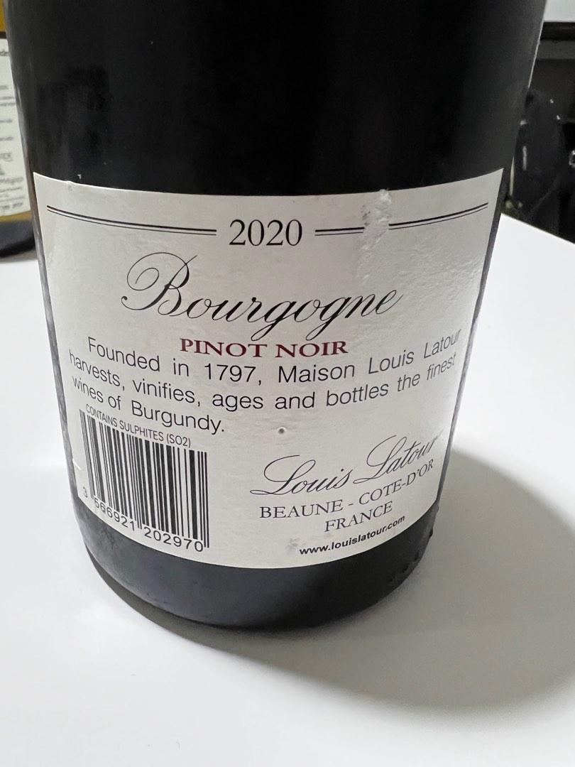 Maison Louis Latour 2020 Bourgogne, Food & Drinks, Alcoholic Beverages ...