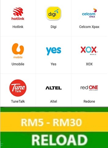 Malaysia Prepaid Card Reload/Topup, Mobile Phones & Gadgets, Other Gadgets on Carousell