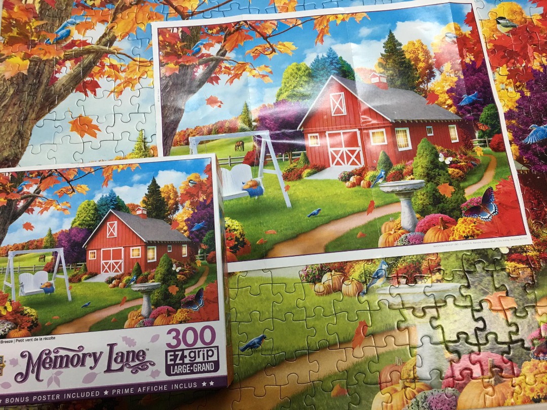 Master Pieces Memory Lane - Harvest Breeze Puzzle Collection - 300 ...