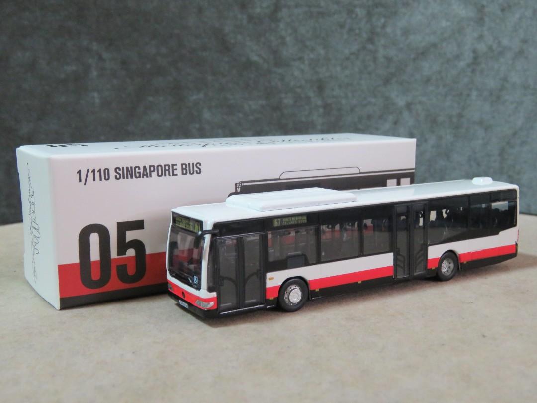 Set of 4 Masterpiece Collectibles 1/110 Singapore bus Mercedes-Benz ...