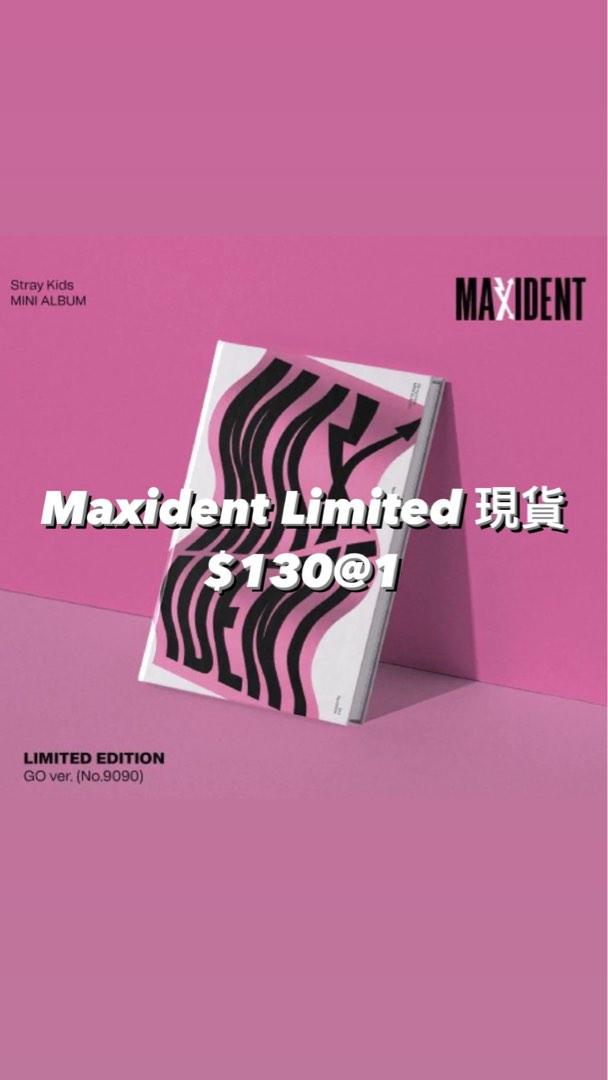 Maxident Limited (Go Ver) 現貨 Stray Kids, 興趣及遊戲, 收藏品及紀念品, 韓流 - Carousell