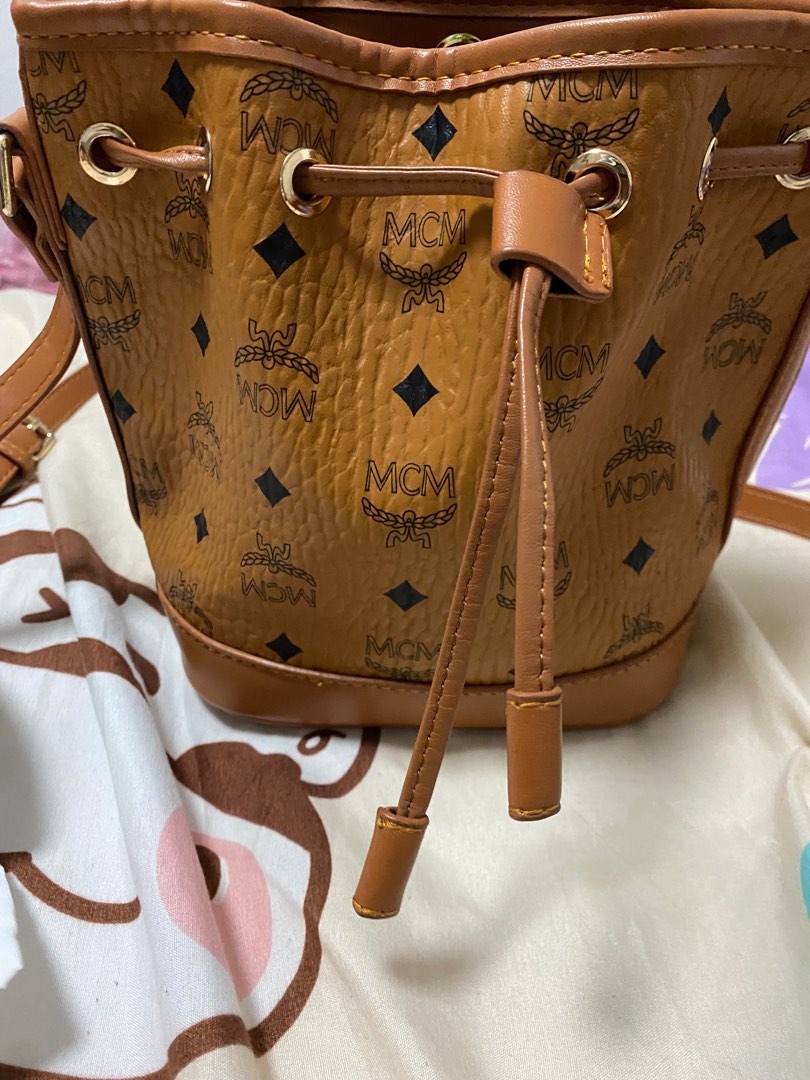 MCM Bucket Bag, Women's Fashion, Bags & Wallets, Cross-body Bags on ...
