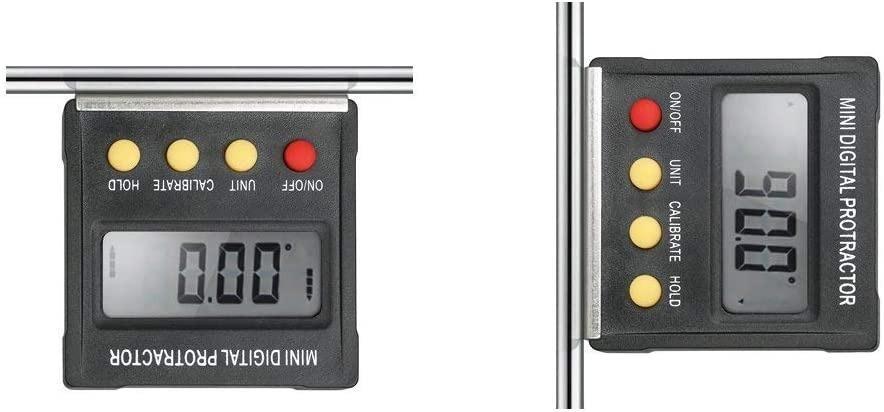 Mini Digital Protractor Inclinometer Angle Finder Level Box Meter 0.01 ...