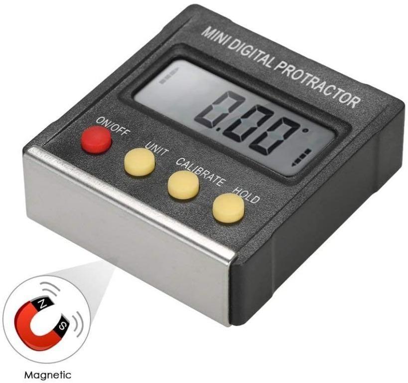 Mini Digital Protractor Inclinometer Angle Finder Level Box Meter 0.01 ...