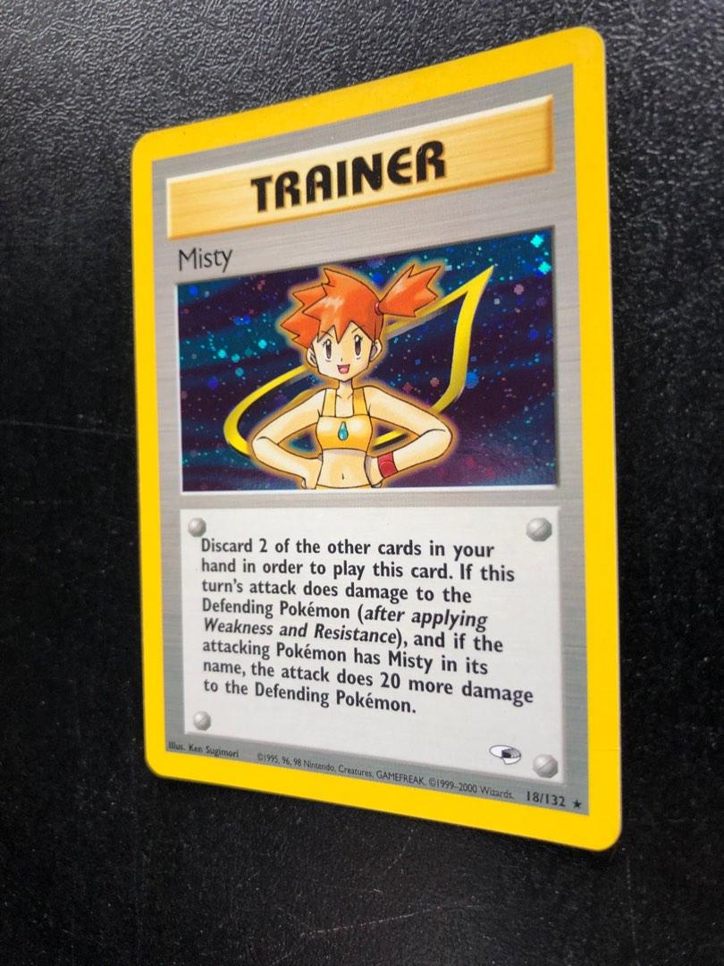 Misty Trainer Card, Hobbies & Toys, Memorabilia & Collectibles, Vintage ...
