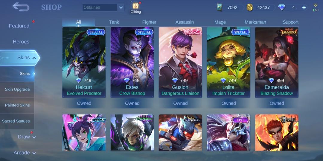 MLBB - COLLECTOR KHUFF + EPIC RECALL, Video Gaming, Gaming Accessories ...