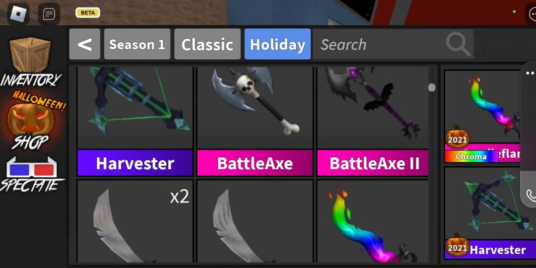 mm2 corrupt, harvester and chroma candyflame, Video Gaming, Gaming ...