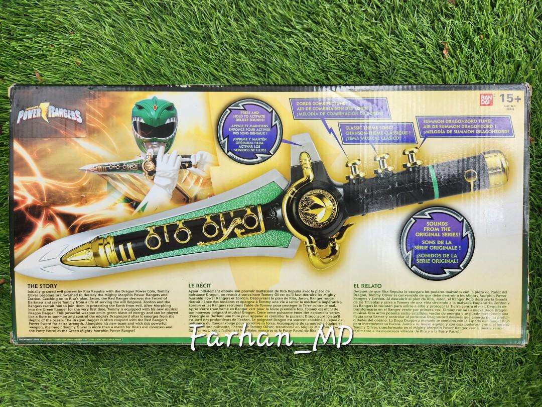 MMPR Legacy Green Ranger Dragon Dagger flute, Hobbies & Toys, Toys ...