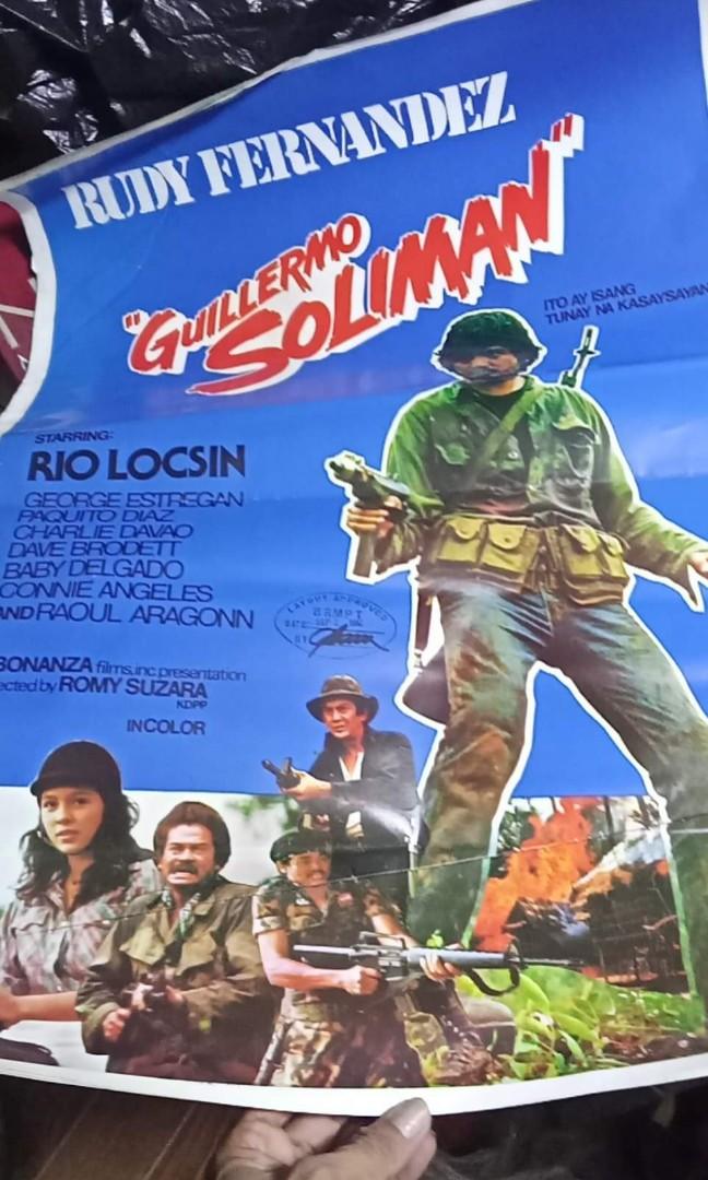 Movie Poster Rudy Fernandez " Guillermo Soliman " by Bonansa Film ...