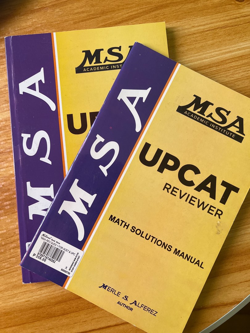 MSA STIMULATED CATS + FREEBIE MSA SCI-HIGH ENTRANCE EXAM, Hobbies ...
