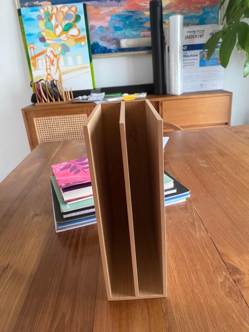 MUJI bamboo file holder, Hobbies & Toys, Stationery & Craft, Stationery ...