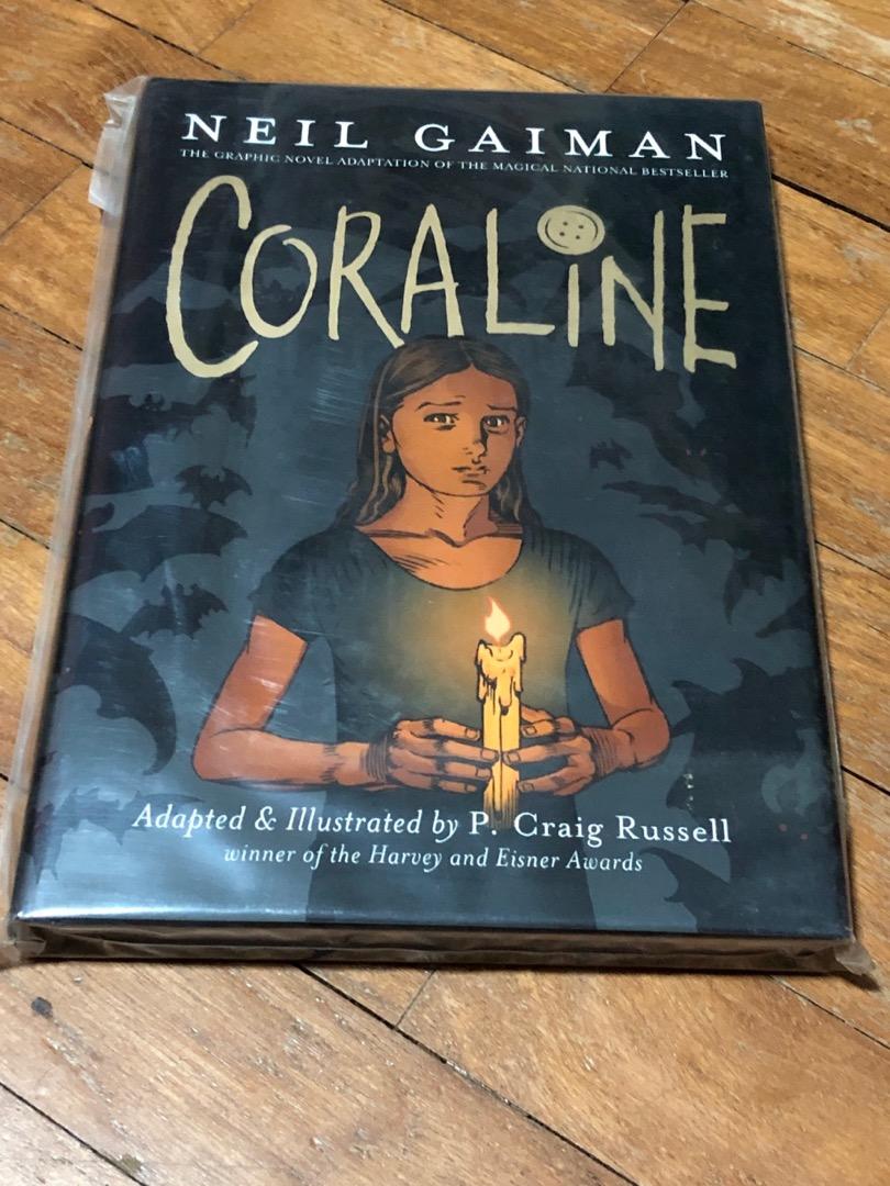 Neil Gaiman Coraline Hard Cover - Excellent, Hobbies & Toys, Books ...
