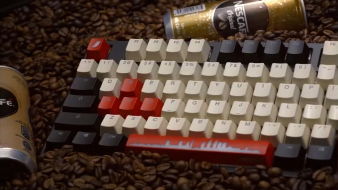 Nescafe x Ducky One 2 TKL RGB Cherry MX Red Gaming Keyboard Limited ...