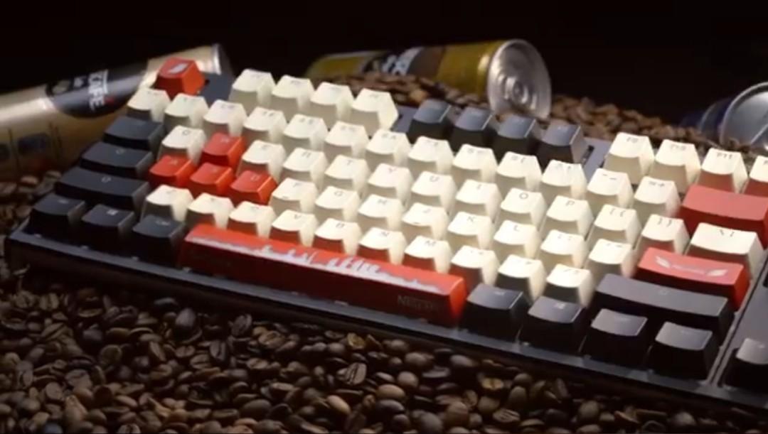 Nescafe x Ducky One 2 TKL RGB Cherry MX Red Gaming Keyboard Limited ...