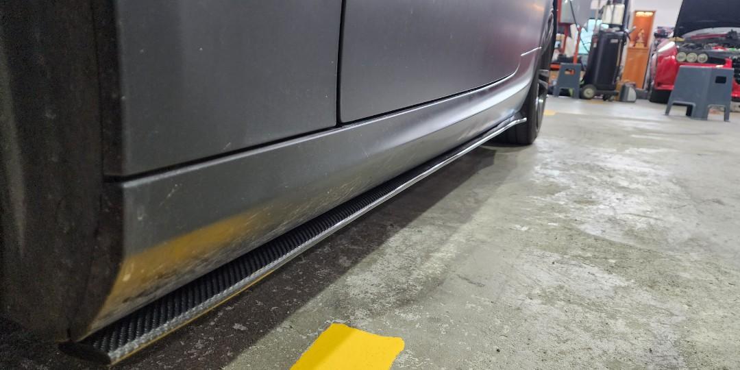 (NEW) Carbon Fibre SIDE skirting., Car Accessories, Accessories on ...