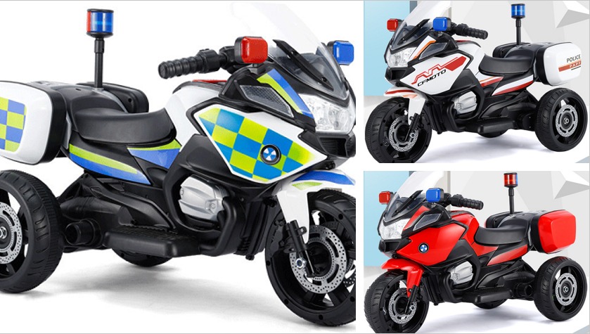 New Mini Police battery operated children toddler kid electric ride on ...