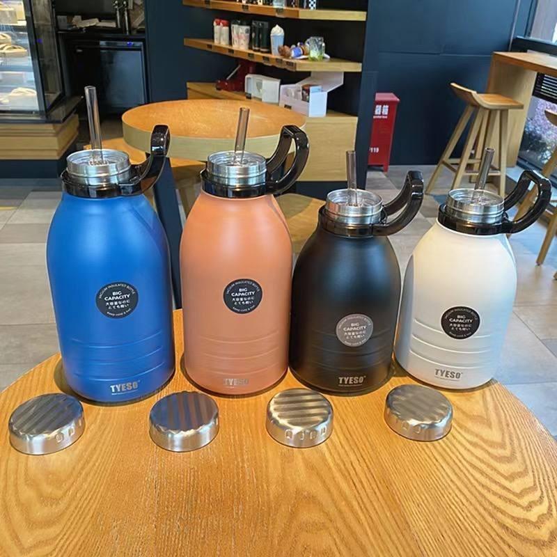 New Tyeso 1500ml / 1900ml Stainless Steel Tumbler Insulated Vacuum ...