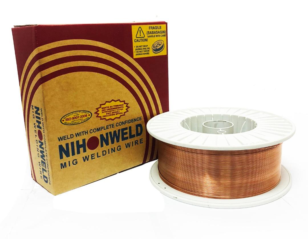 Nihonweld NM-70S-6 Mig Welding Wire for Carbon Mild Steel (15kg.), Furniture & Home Living, Home ...