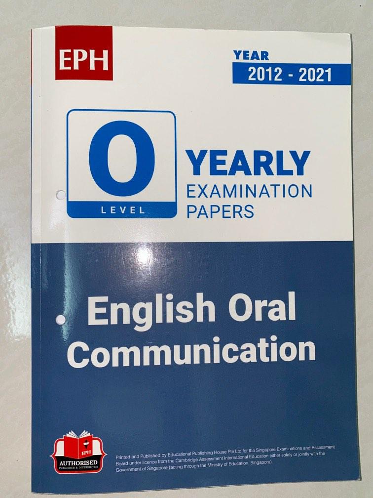 O Level English Oral TYS 2012-2021, Hobbies & Toys, Books & Magazines ...